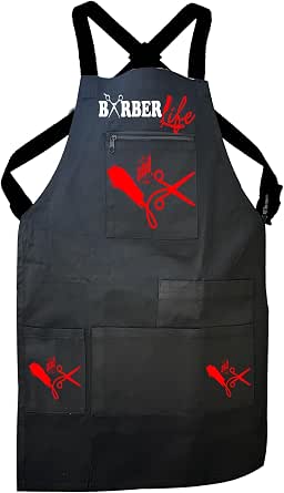 Amazon.com: Leo Design Professional Barber Custom Barber Apron,Haircut ...