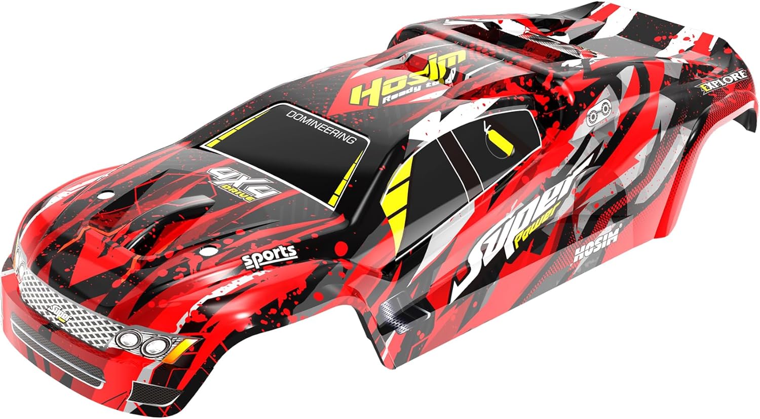 Amazon.com: Hosim X07 RC Car Shell Truck BodyParts HS-11-R X07 RC Car ...