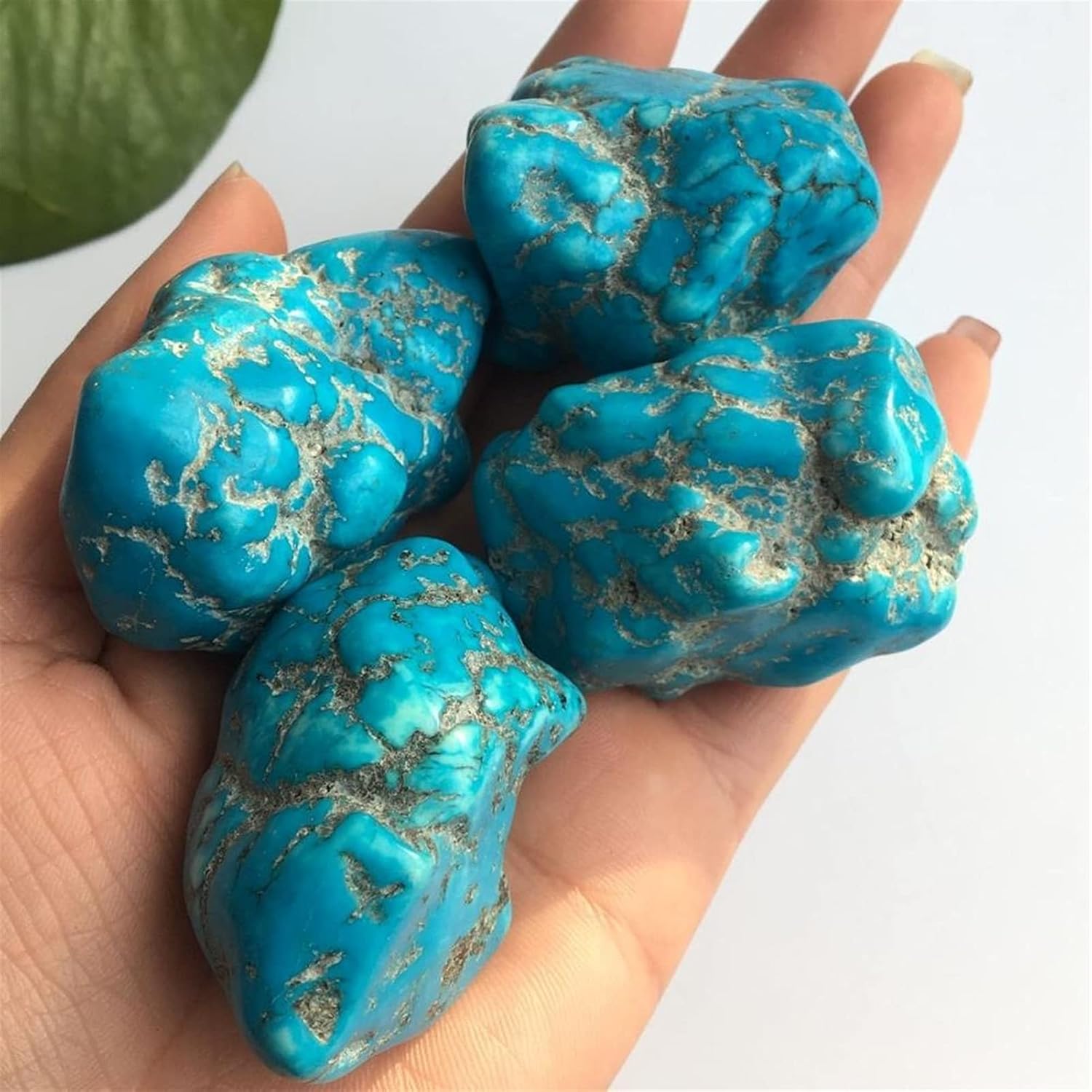 Amazon.com: GURSAC Quartz Natural Turquoise Raw Stone Samples Crystal ...