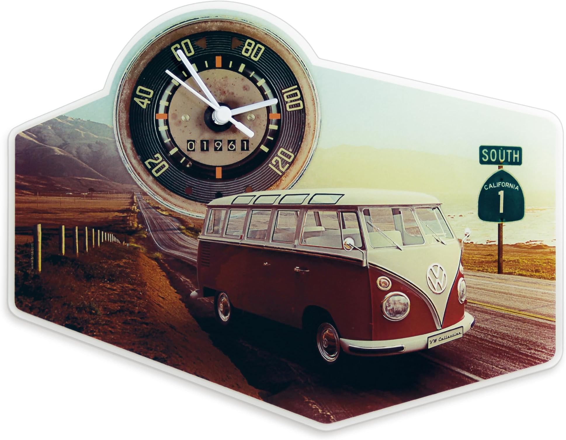 Amazon.com: BRISA VW Collection - Volkswagen Wall Workshop Clock ...