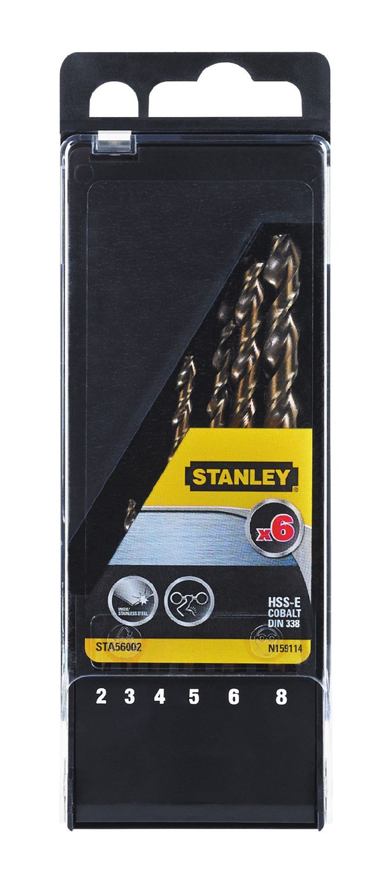 STANLEY STA56002-QZ Cassette con 6 brocas de Cobalto HSS-E - Amazon.com