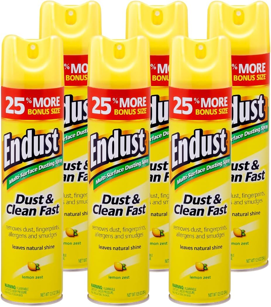 Amazon.com: Endust Lemon Zest Multi-Surface Dusting and Cleaning Spray ...