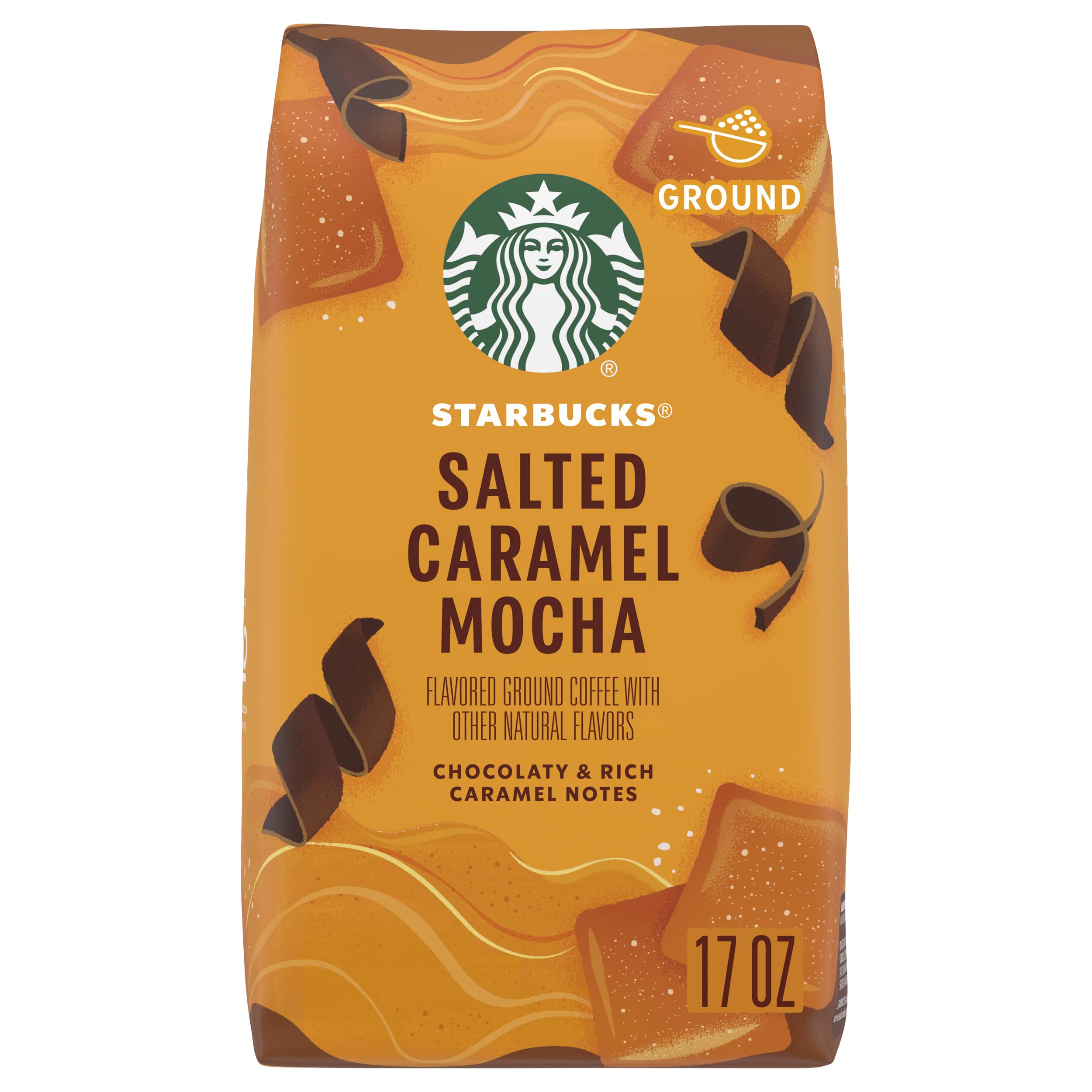 Snapklik.com : Starbucks Ground Coffee, Salted Caramel Mocha Naturally ...