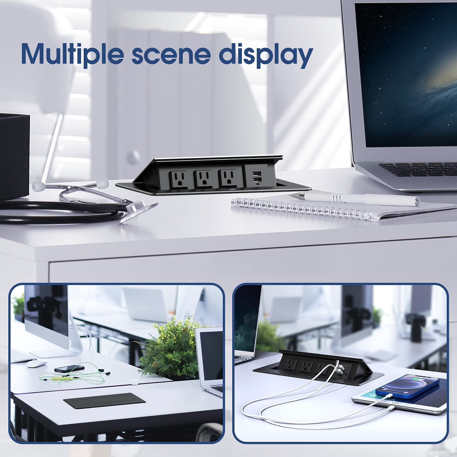 Snapklik.com : KYHSHJ Connection Box Desktop Pop Up Outlet