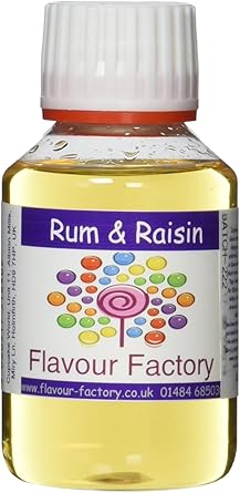 Flavour Factory Intense Food Flavouring, Rum and Raisin, 100 ml ...