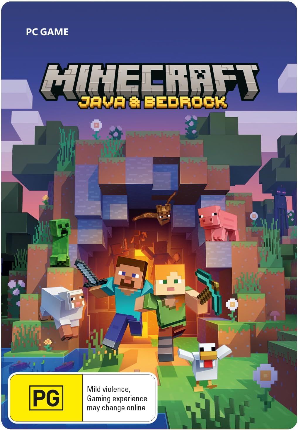 Minecraft Java & Bedrock - PC [Digital Code] : Amazon.com.au ...