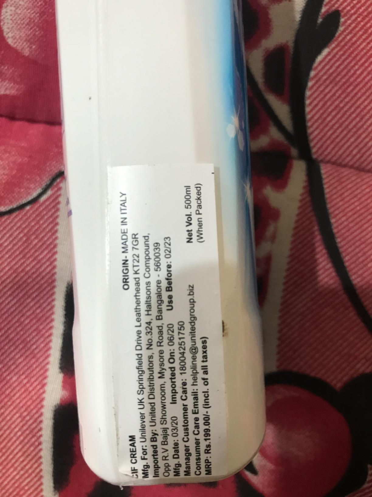 Cif Cream With Micro Crystals Original Pack Of 2 : Amazon.in: Health ...