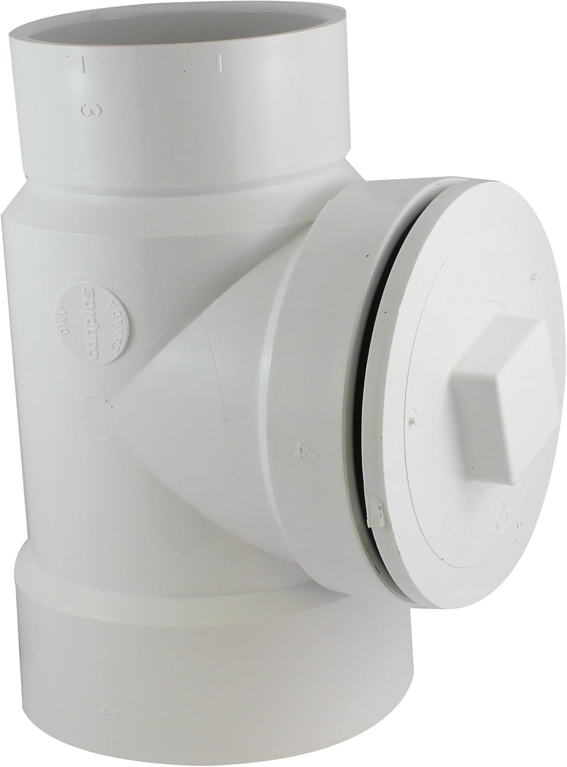 Amazon.com: Canplas 212107A PermOseal Line Cleanout, 4-Inch by 3-Inch ...