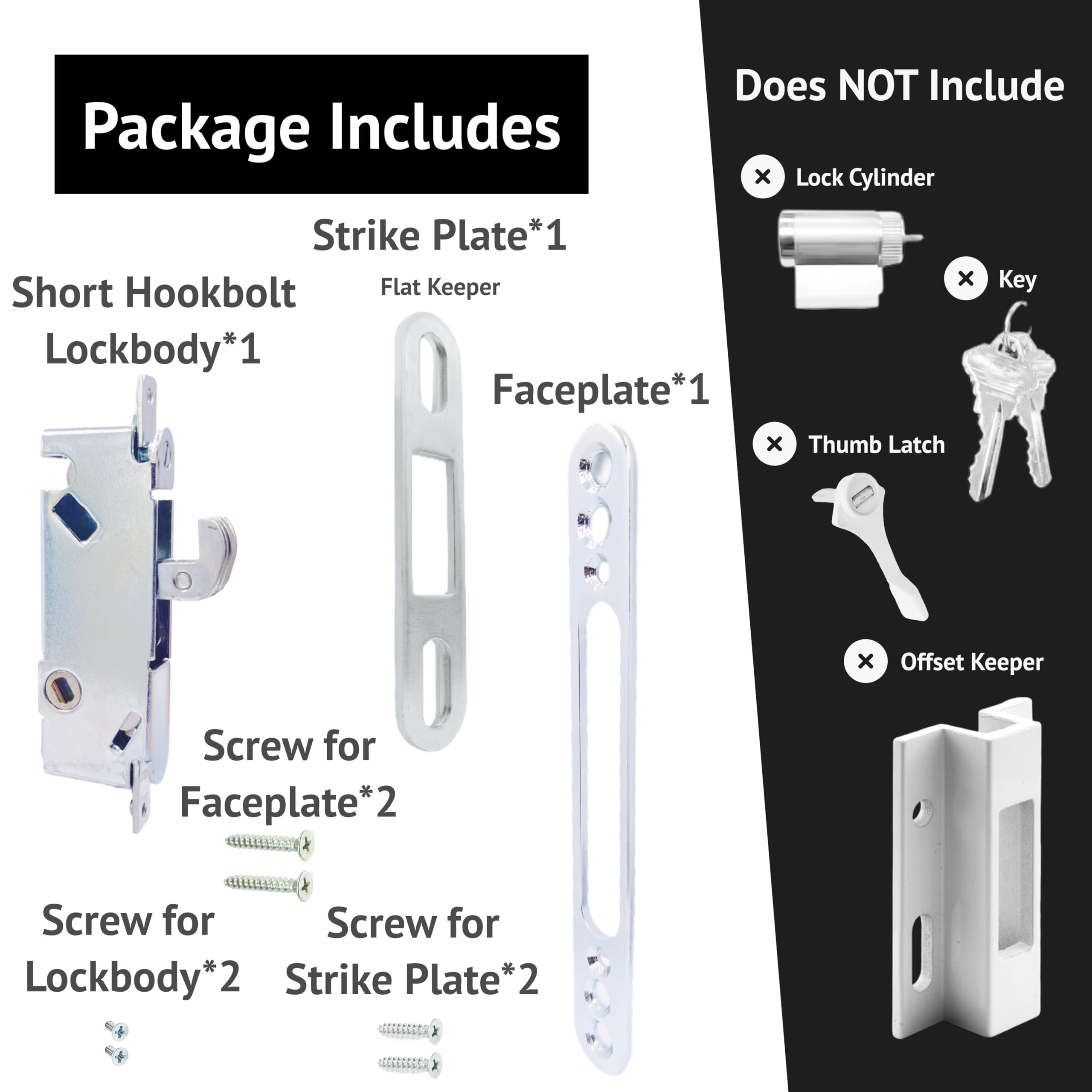 Glass Door Mortise Lock Elox Sliding Patio Door Lock - Adjustable Bolt ...