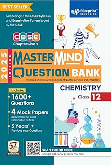 Chemistry Class 12 Mastermind CBSE Question Bank For 2025 Board Exams ...