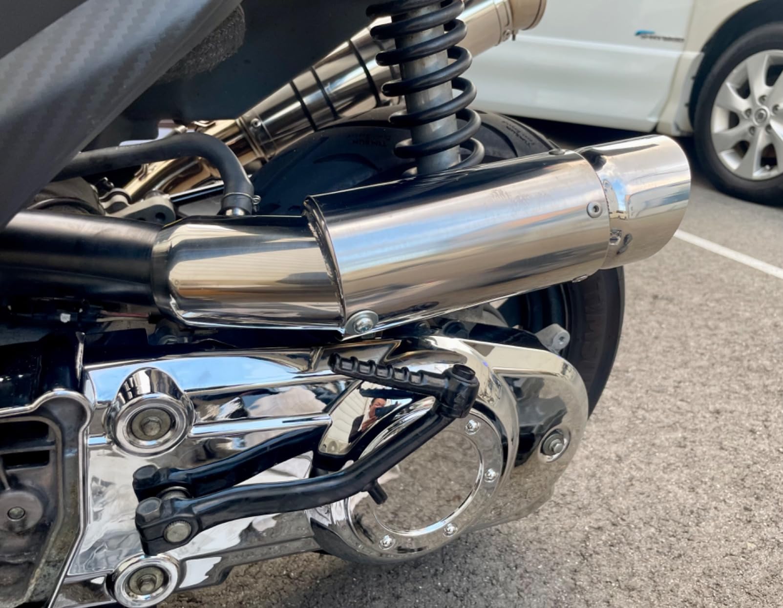 Amazon.co.jp: ウイルズウィン(WirusWin) サイレンサー型エアクリーナー ポッパー アドレスV125S : 車＆バイク