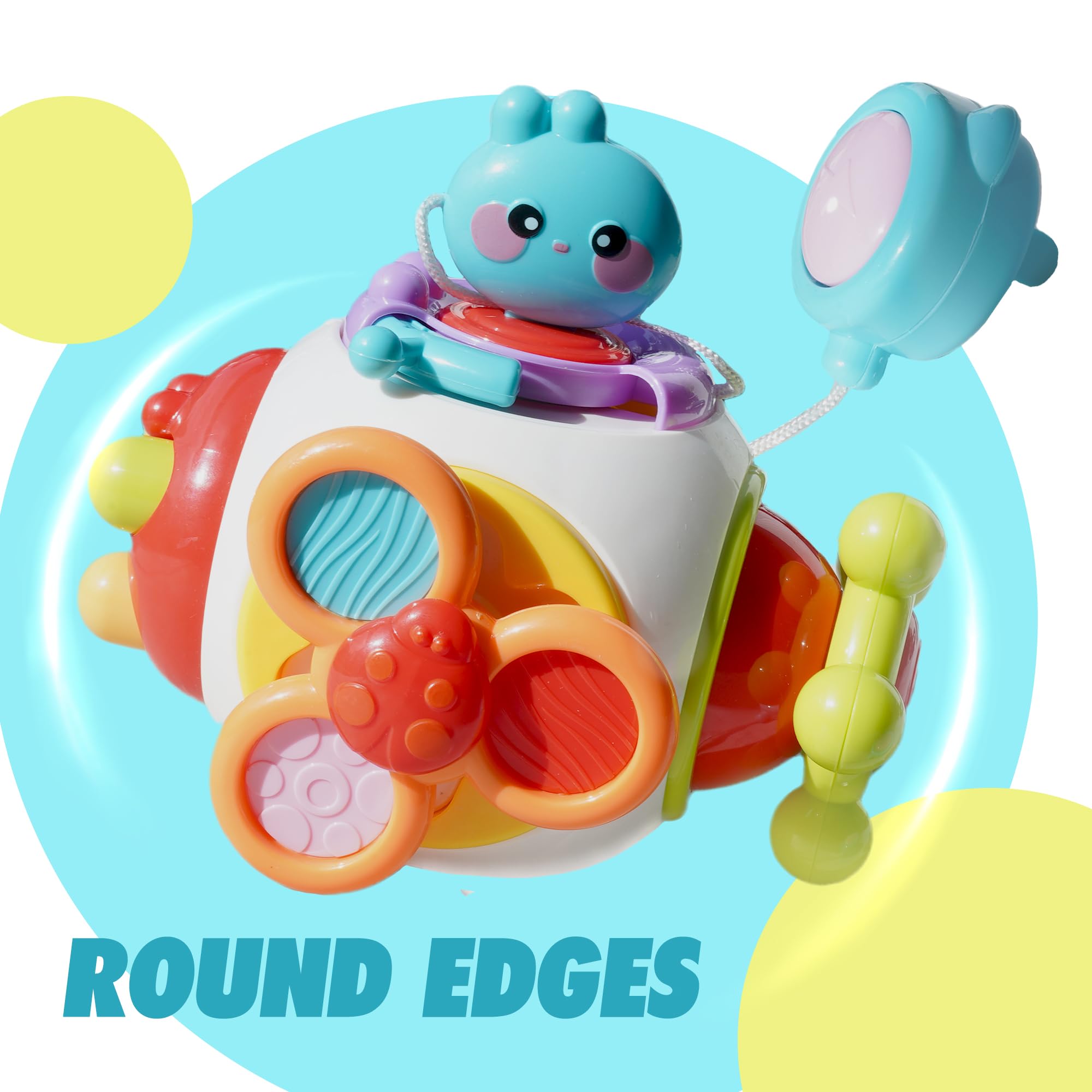 Snapklik.com : Busy Cube Baby Sensory Toy Montessori Educational ...