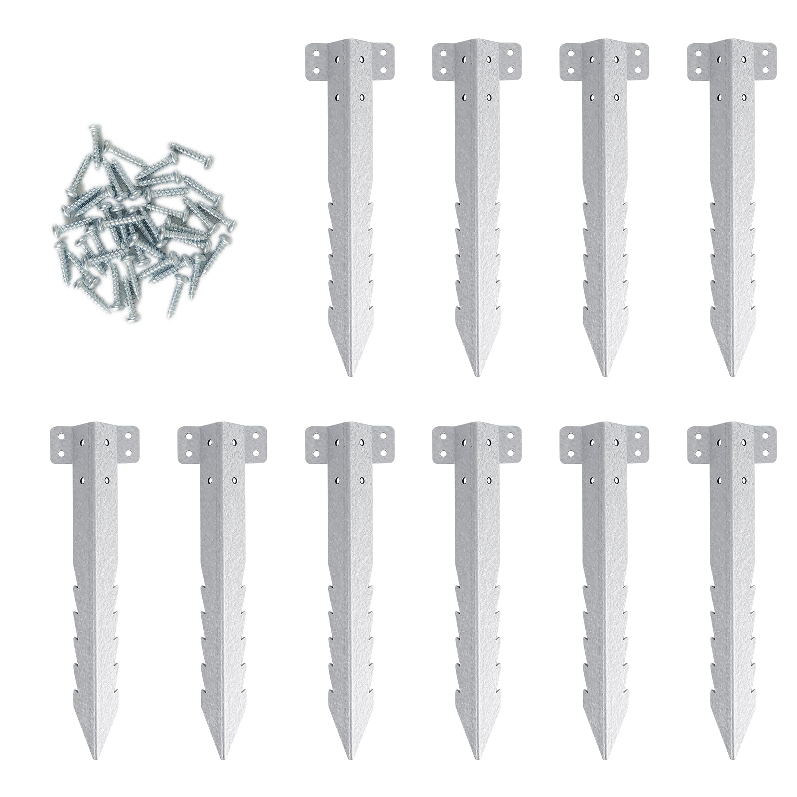 Small Railway Sleeper Brackets 10 Pack-Heavy Duty Sleeper Stakes for ...