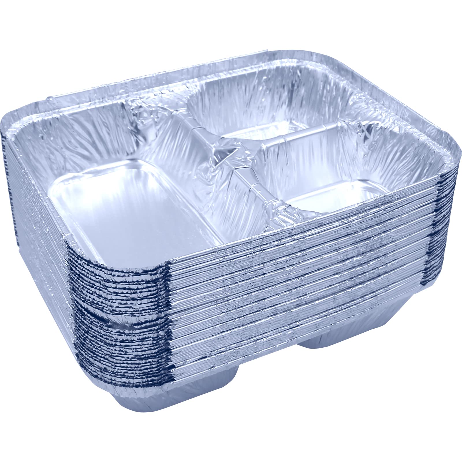 Sunrise Packaging 3 Compartment Food Container w/Lids [226 x 182 x 36 ...