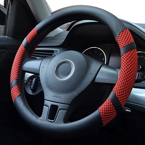 Amazon.fr : Pahajim Couvre Volant en Microfibre Cuir Housse Volant ...
