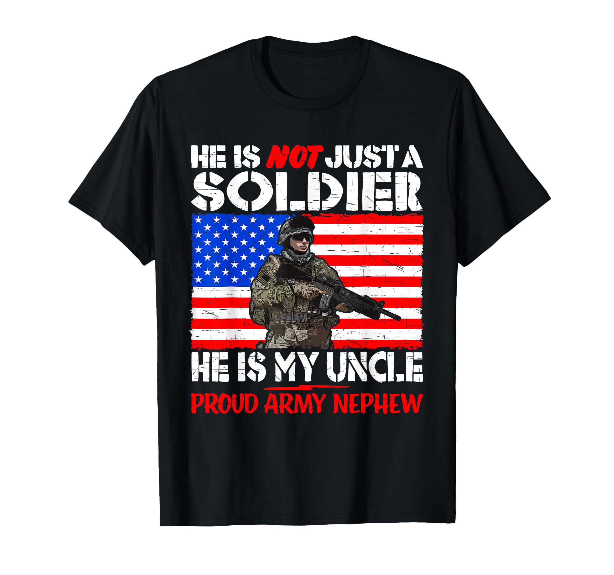 Amazon.com: My Uncle Is A Soldier Hero Proud Army Nephew Military ...