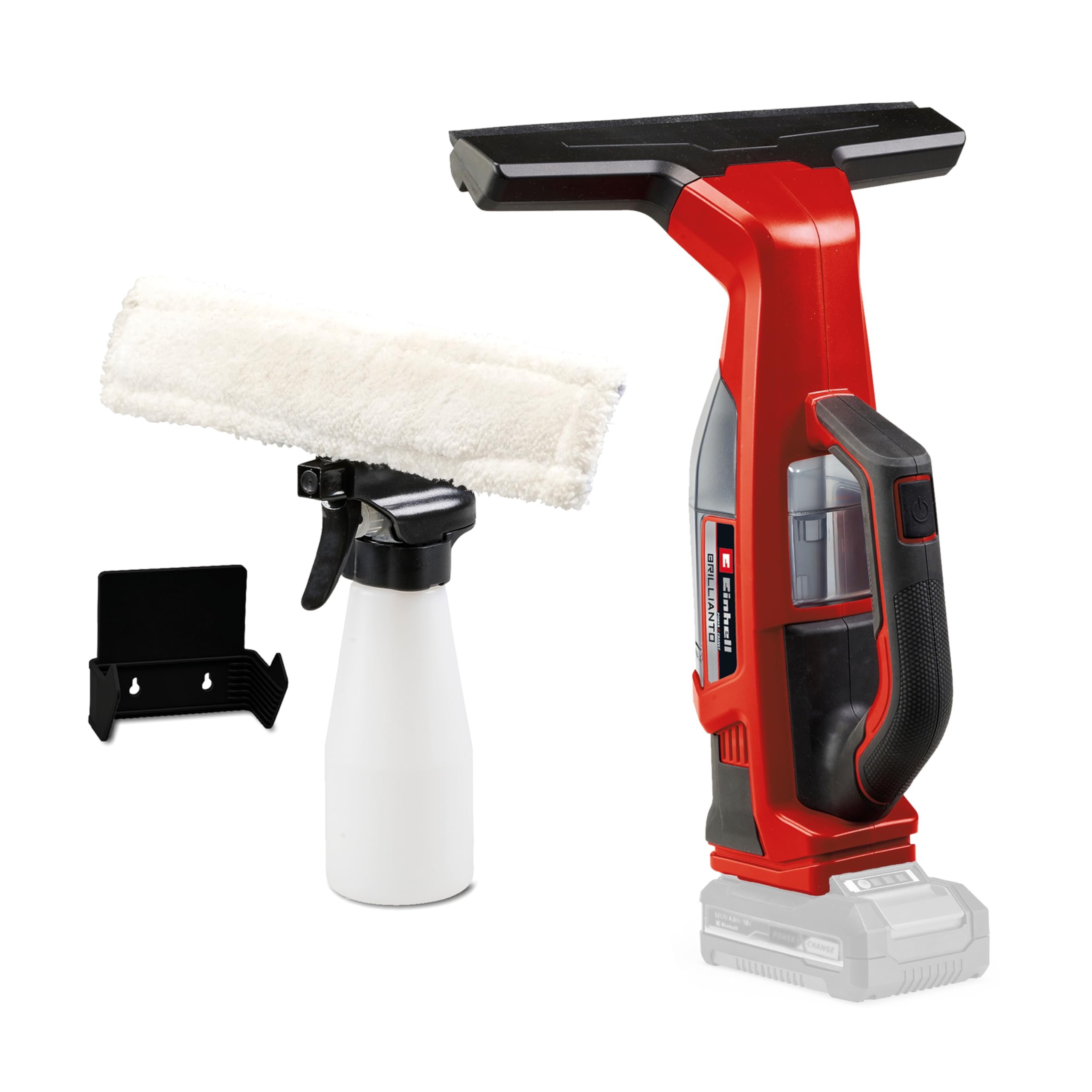 Einhell Power X-Change Cordless Window Vacuum - Streak-Free Electric ...