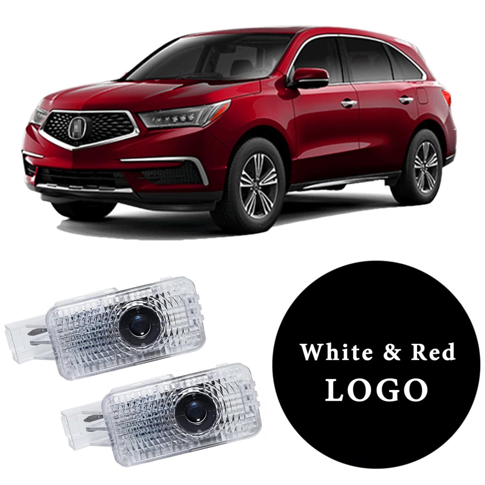 Amazon.com: 2pcs Never Fade Car LED Door Logo Projector Ghost Shadow ...