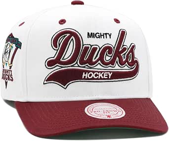Amazon.com: Mitchell & Ness Anaheim Mighty Ducks NHL Tail Sweep Pro ...