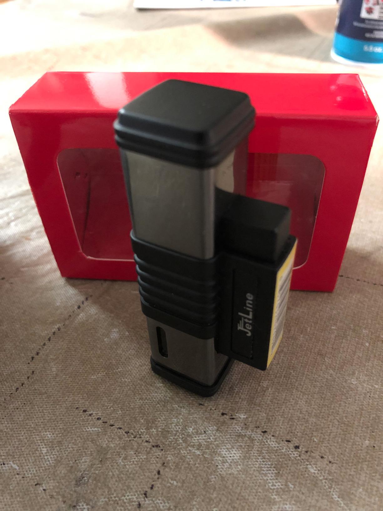 Amazon.com: JetLine New York Quad Torch Flame Lighter (Gun Metal Black ...