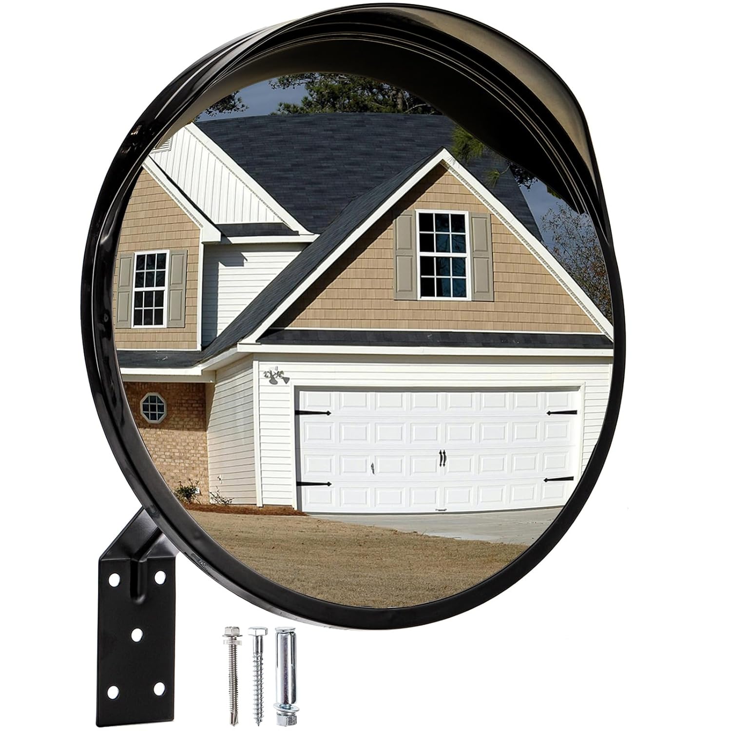 YOUEON 12 Inch Acrylic Convex Mirror, Security Mirror for Garage ...