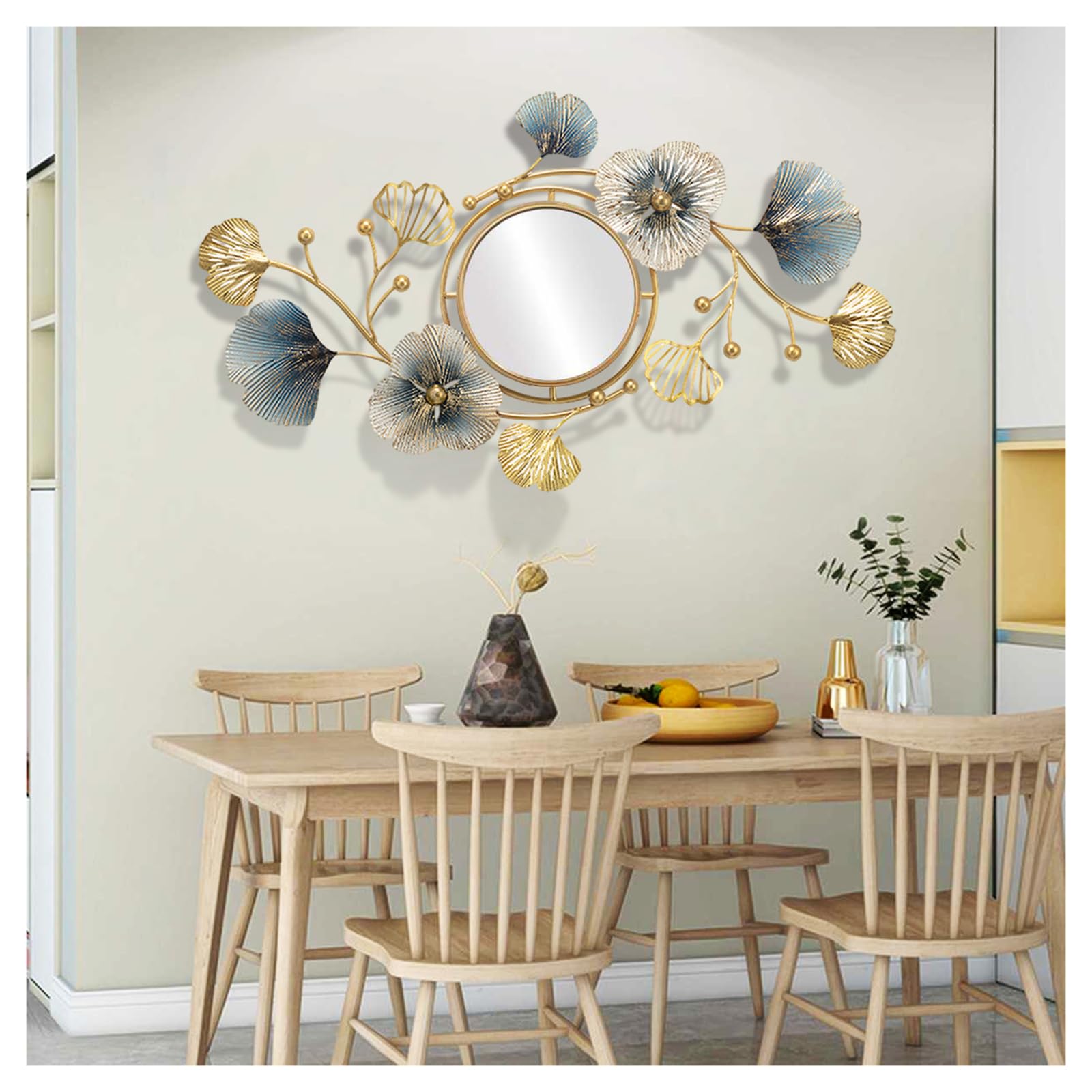 Amazon.com: Hoernflk Metal Decorative Wall Mirrors for Living Room ...
