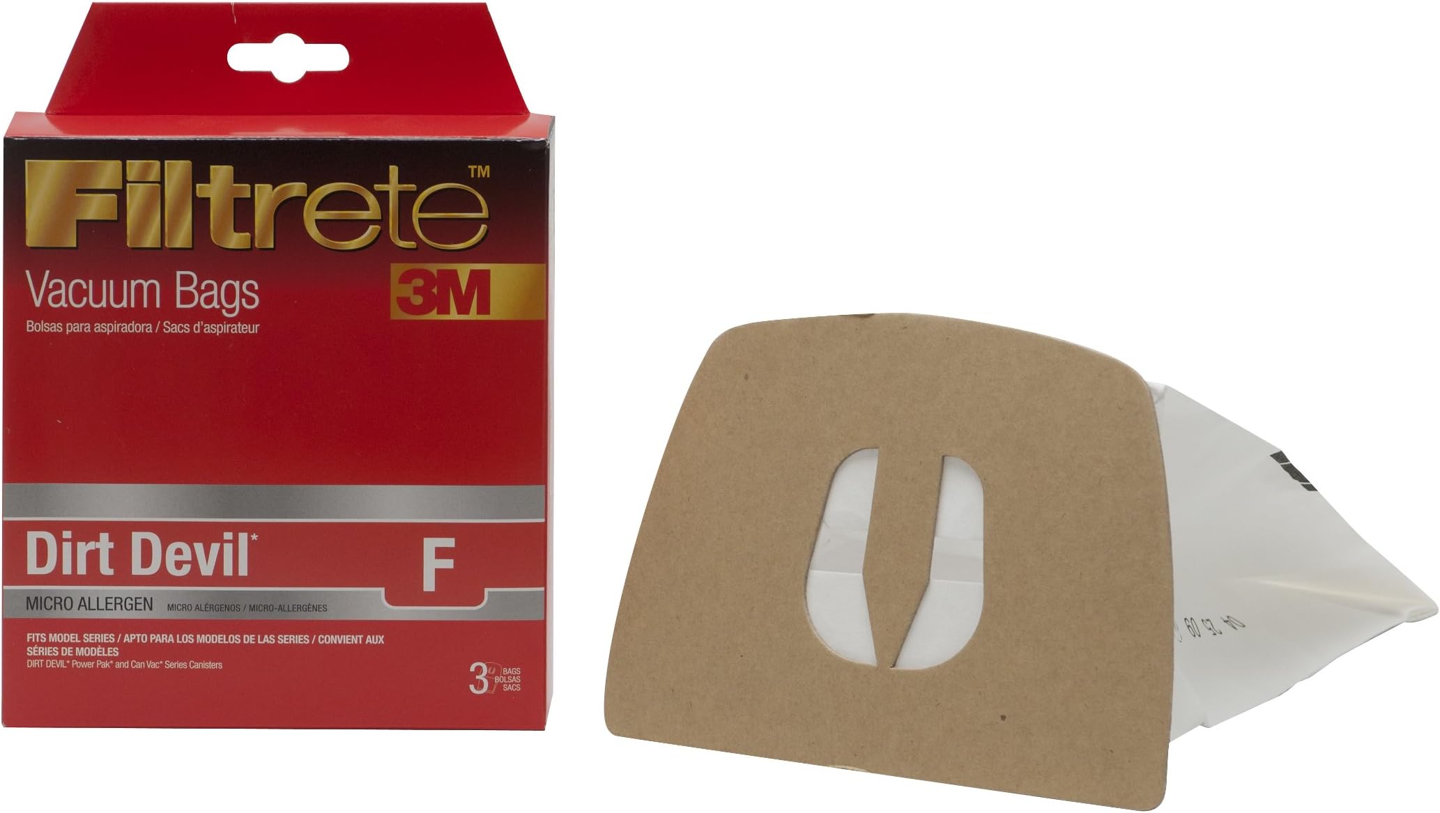 Amazon.com - 3M Filtrete Dirt Devil F Micro Allergen Vacuum Bag, Single ...