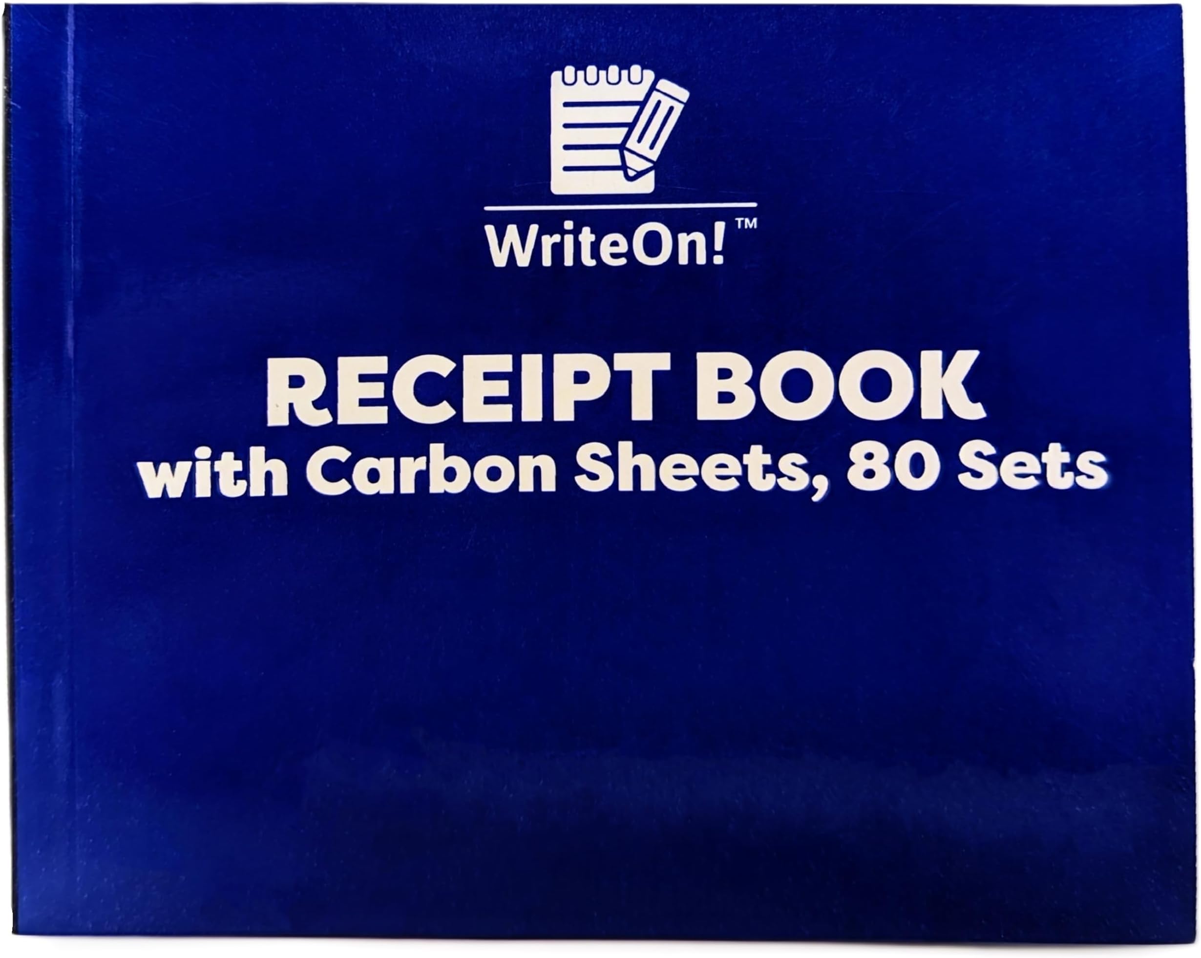 Half Size Duplicate Receipt Book Numbered Cash 1 - 100 Pages Pad Carbon ...
