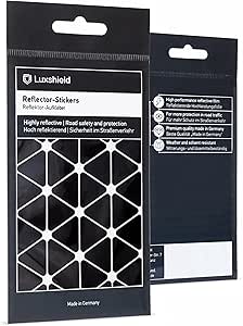Luxshield Reflector Sticker Set - Triangles - for bicycle scooter pram ...