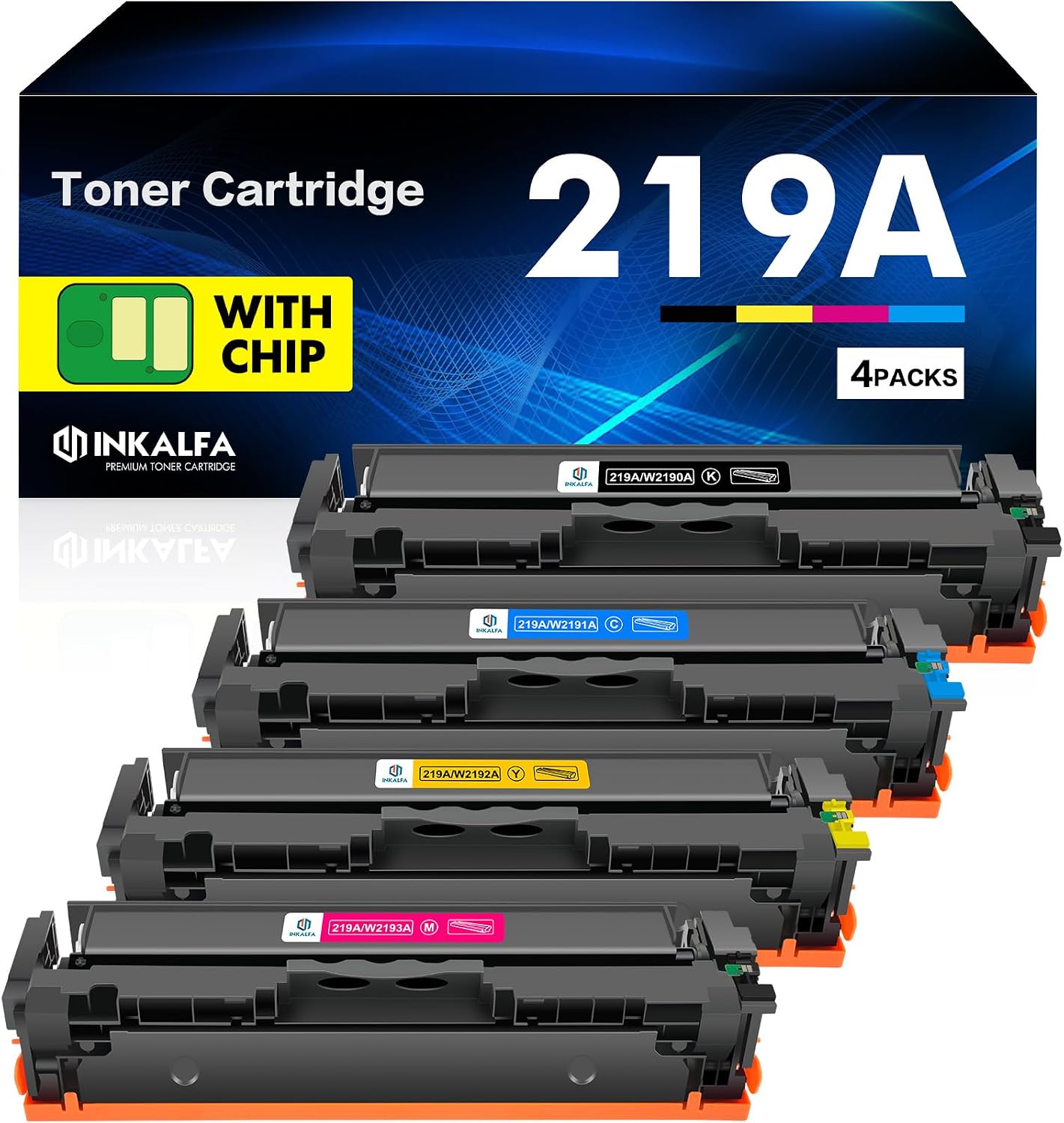 219A 219X MFP 3302FDWG Toner: Mit Chip Kompatible Ersatz für HP 219A ...