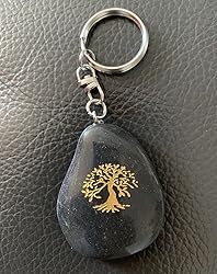 ROCKIMPACT 12PCS Life Tree Inspirational Stone Key Chains, Engraved ...