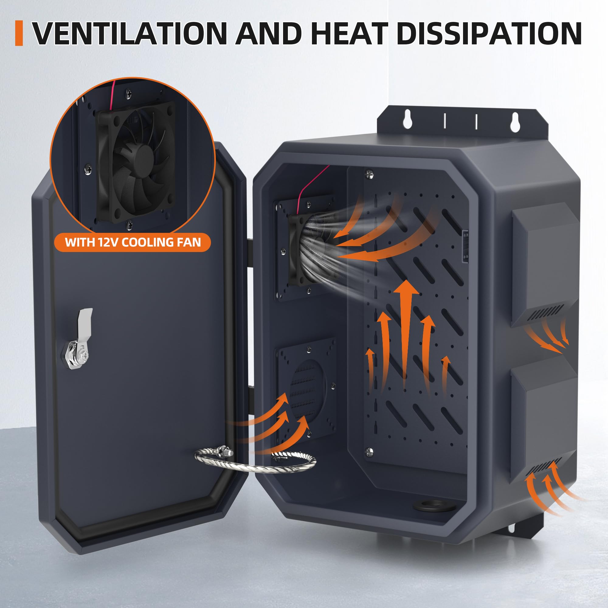 Snapklik.com : Joinfworld Outdoor Electrical Box Metal Waterproof ...