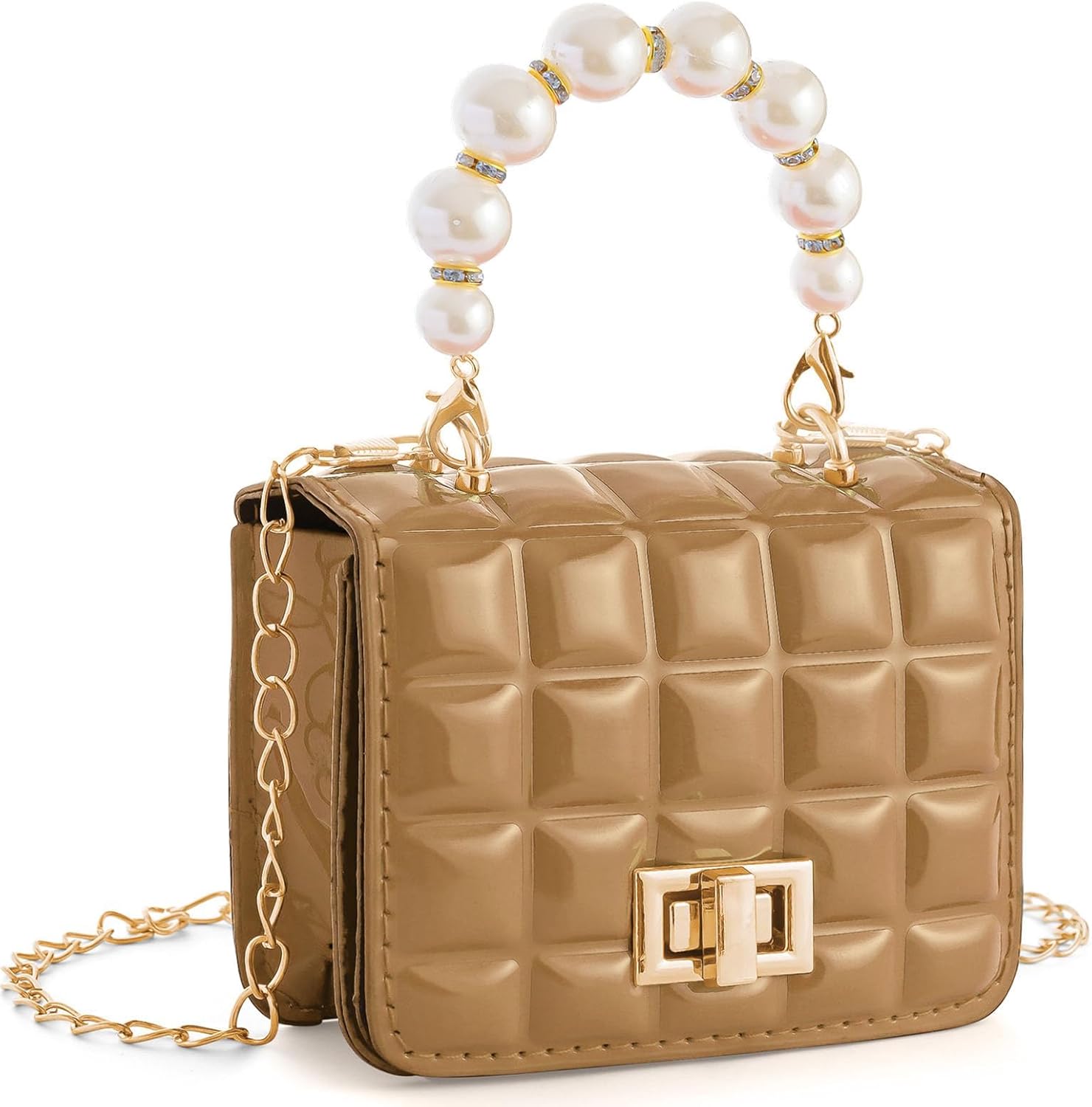 Amazon.com: X XHCZY Kids Purse Little Girls Purse Candy Color PU ...