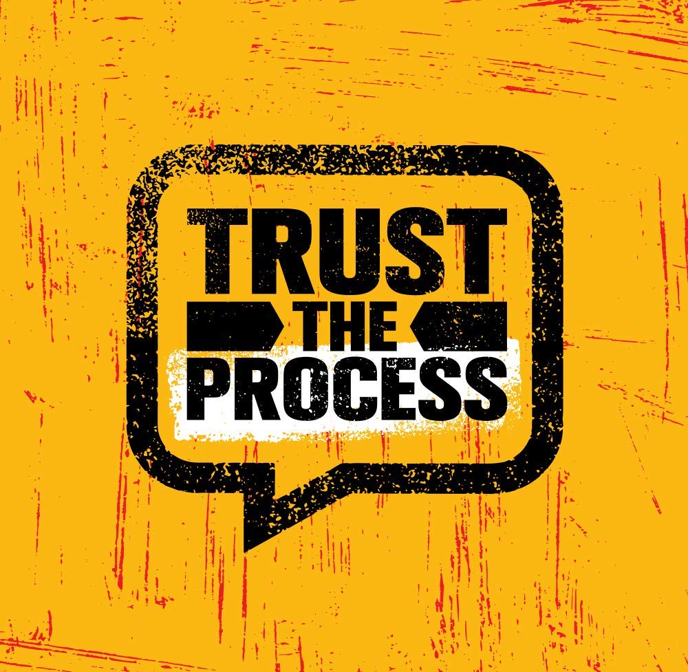 Buy Trust The Process Sticker|Inspirational |Motivational | About Life ...
