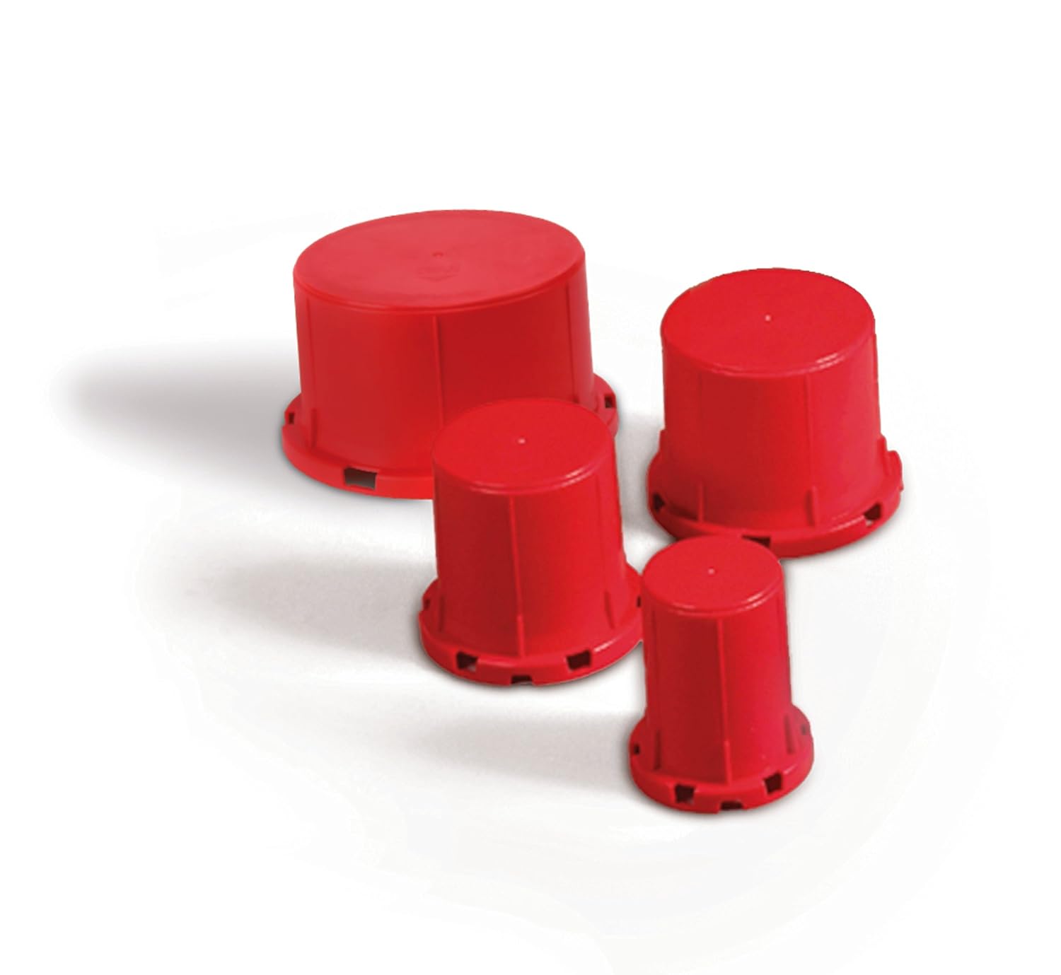 3M 16550-case Fire Barrier Cast-in Device Height Adaptor 4HA, 4", Red ...