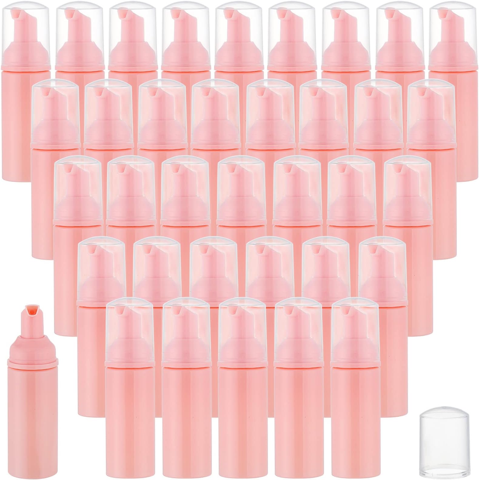 Amazon.com: Teenyyou 48 Pack 100ml/ 3.3oz Pink Foam Pump Bottle ...