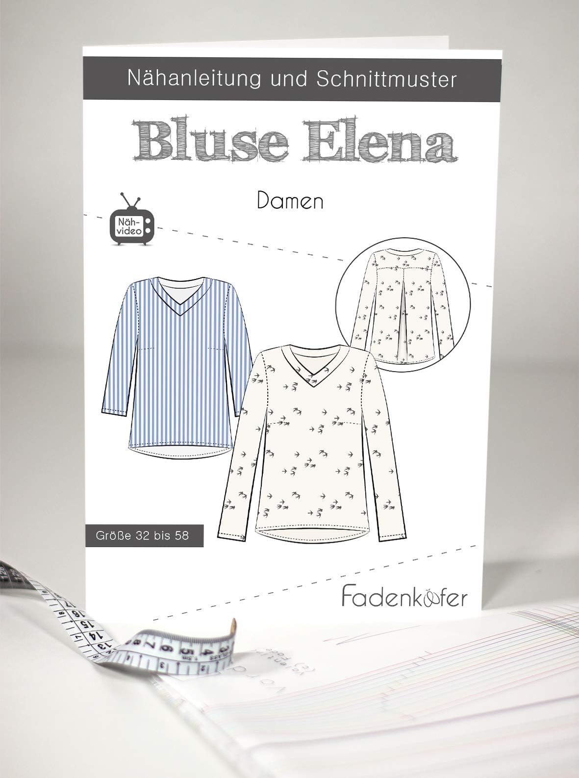 Burda Schnittmuster Bluse 6849 : Amazon.de: Küche, Haushalt & Wohnen