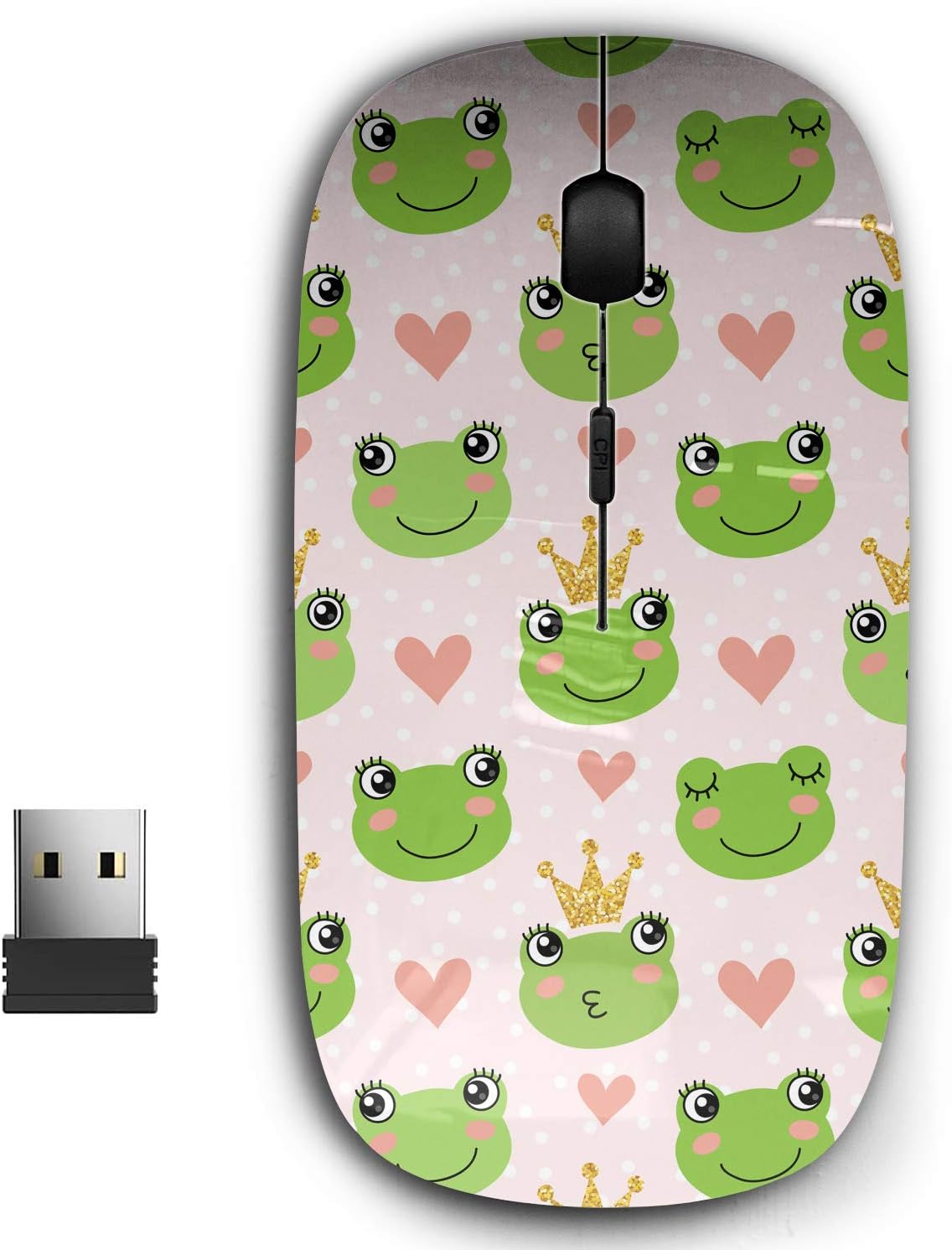 Amazon.com: 2.4G Ergonomic Portable USB Wireless Mouse for PC, Laptop ...