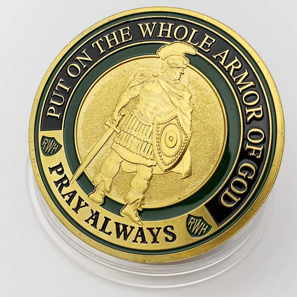 Armor of God Challenge Coin - Prayer Commemorative Collectible in Nepal ...