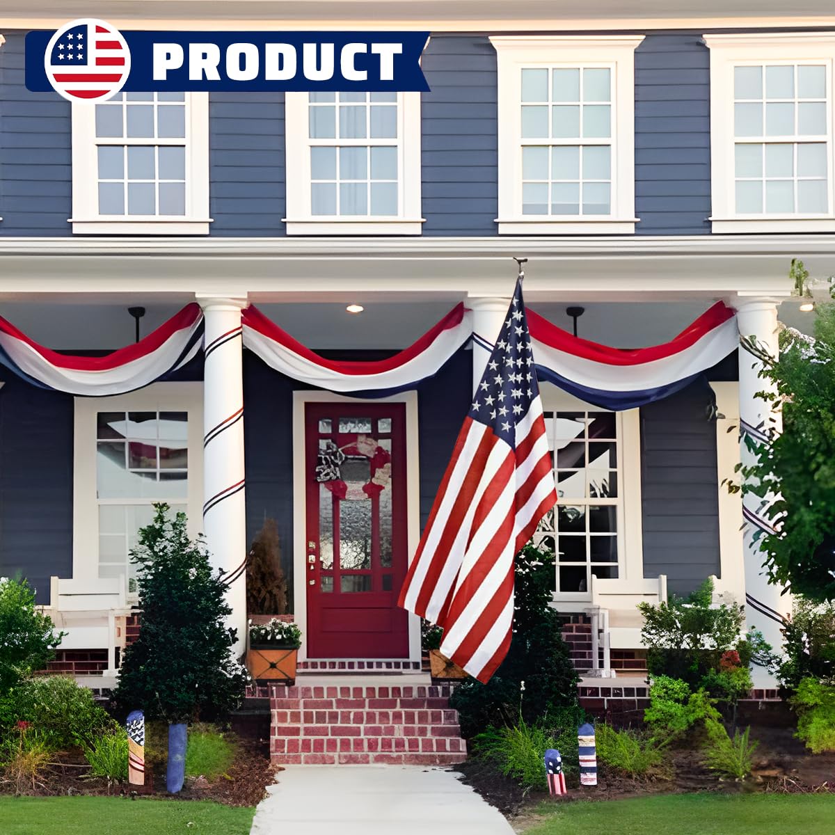 Snapklik.com : American Flag 3x5 Outdoor By LinaGarten, Embroidered ...