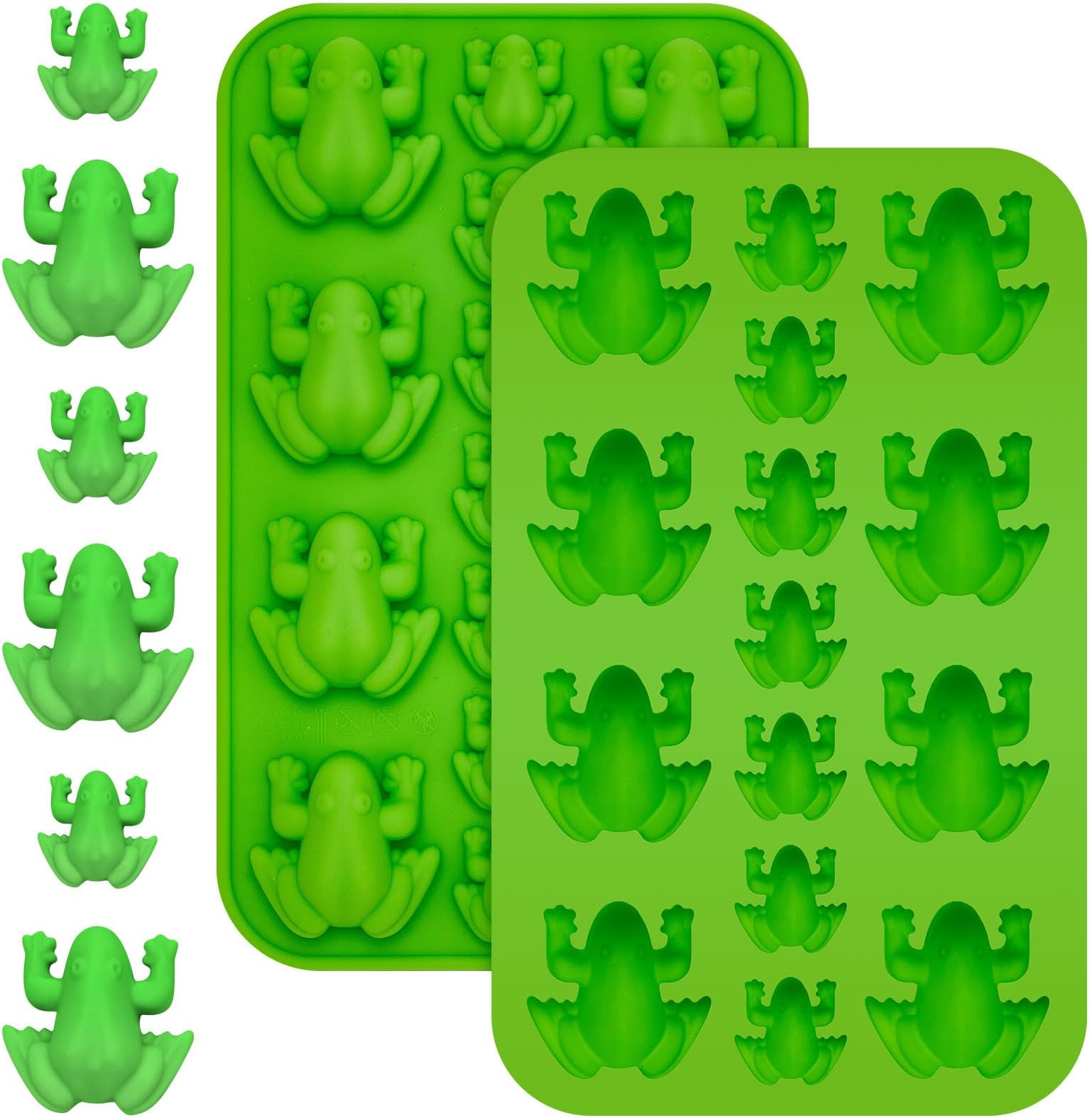 Amazon.com: The Dreidel Company Frozen Frogs Silicone Mold, Candy ...