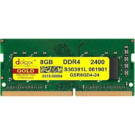 Dolgix Gold 8GB DDR4 RAM| 2400MHz RAM | Laptop/Notebook RAM | CL-17 ...