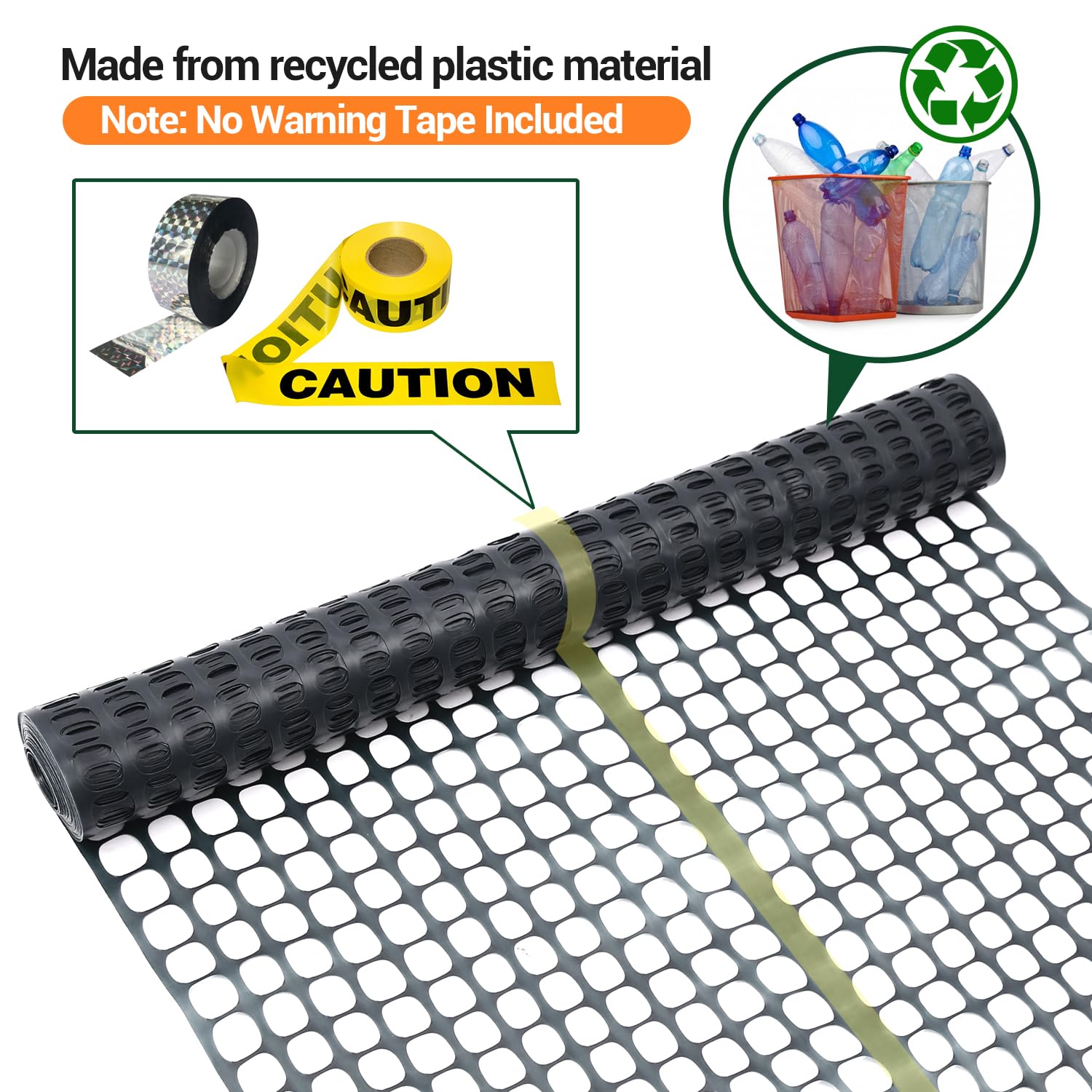 Snapklik.com : Garden Fence Animal Barrier, 4x100/107LB Reusable ...