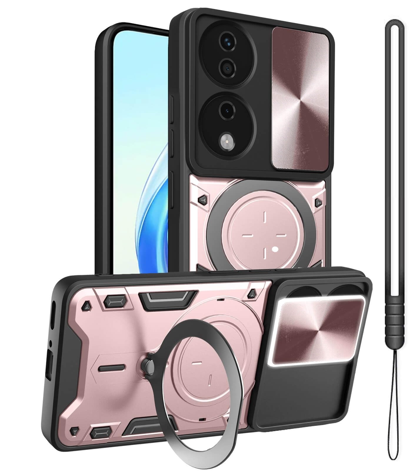 GOTOURED for Honor 90 Smart Phone Case/Honor X7b Case,Metal Big Stand ...