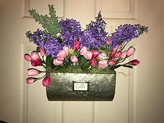 Amazon.com: Colonial Tin Works Galvanized Wall Pocket Organizer ...