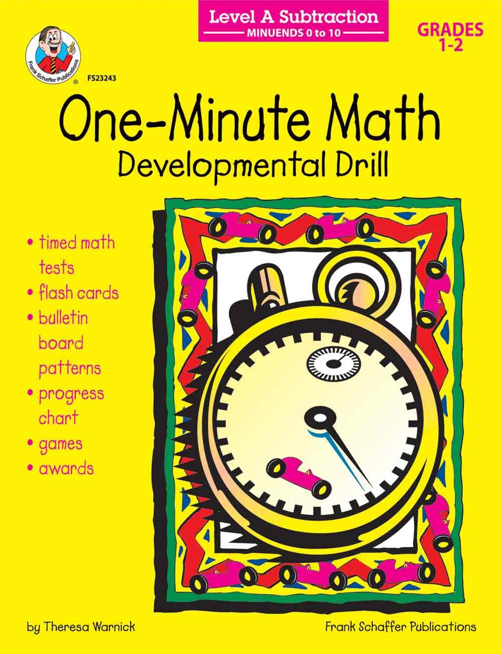 Subtraction: Minuends 0 to 10, Grades 1 - 2 (One-Minute Math Drills ...