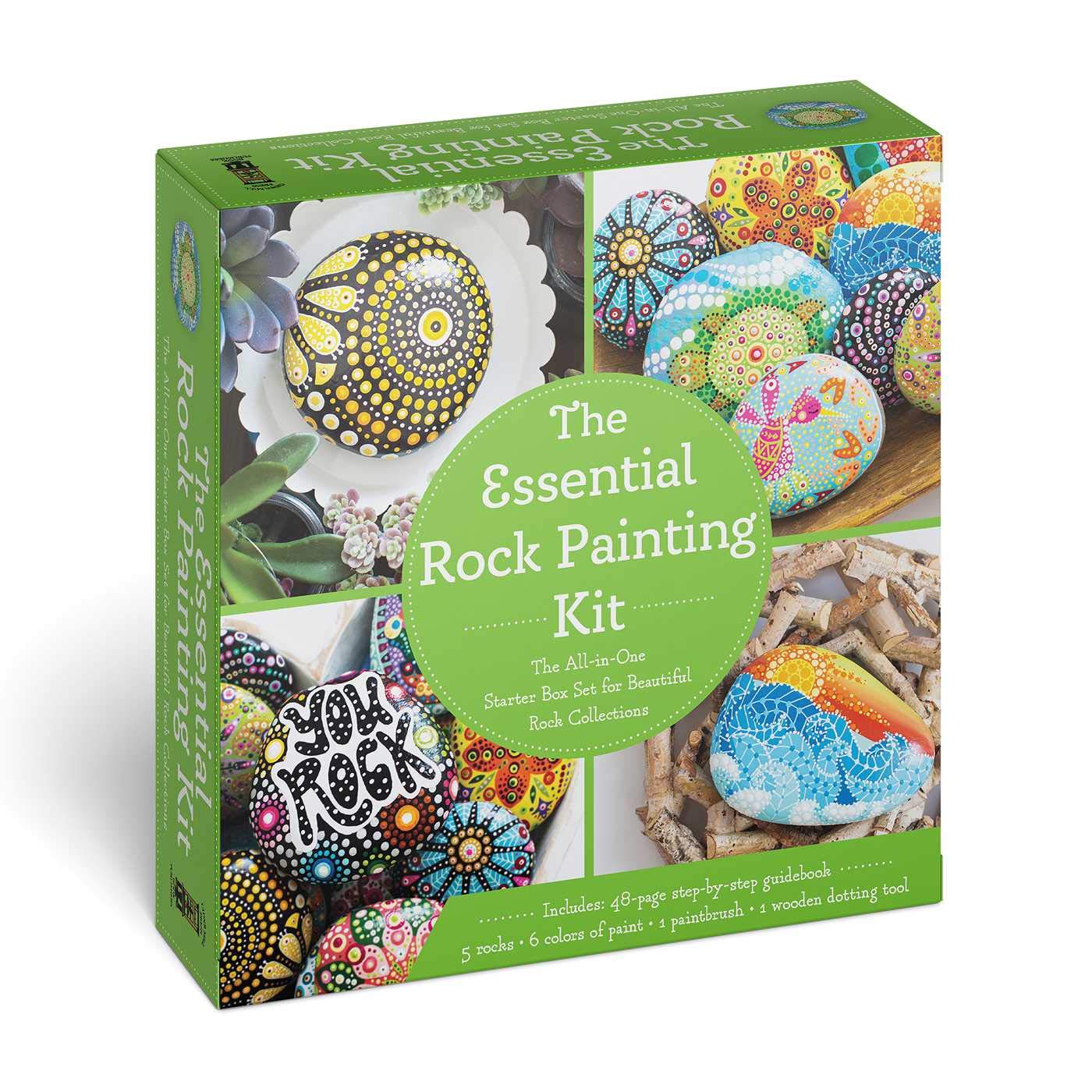 The Essential Rock Painting Kit: The All-in-One Starter Box Set for ...