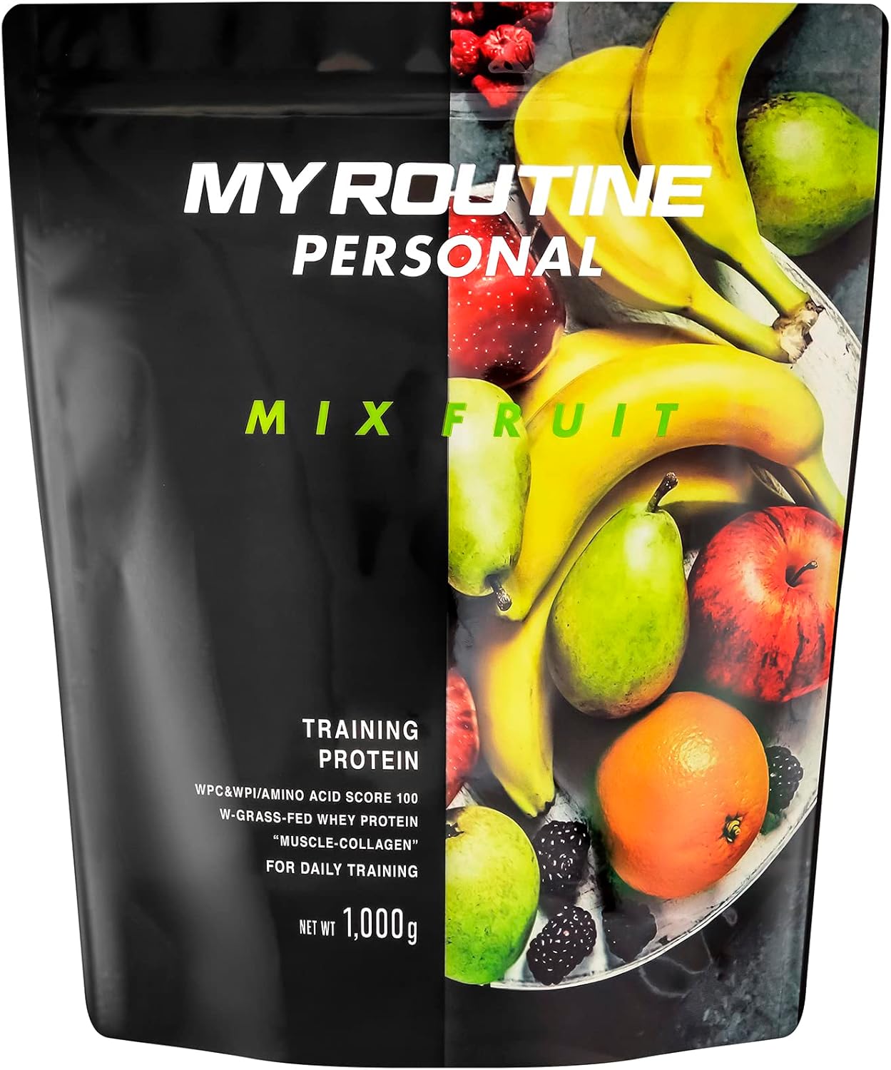 Amazon | マイルーティーン パーソナル 各種フレーバー 1kg (ミックスフルーツ風味) | MY ROUTINE(マイルーティーン) | ホエイプロテイン