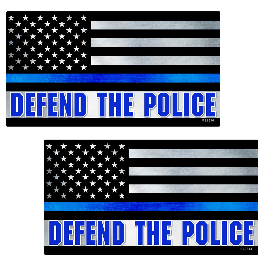 Amazon.com: Defend The Police Stickers 2 Pack