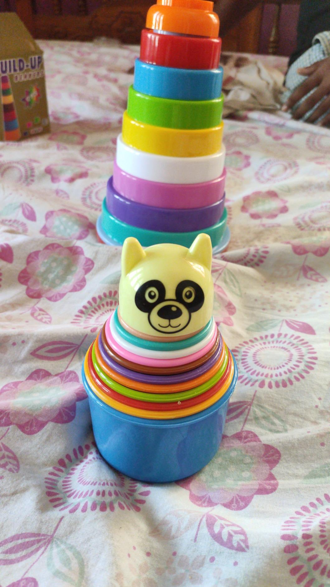 Class Fun- Combo Pack of Terry Ring and Stacking Cup Set Preschool Toy ...